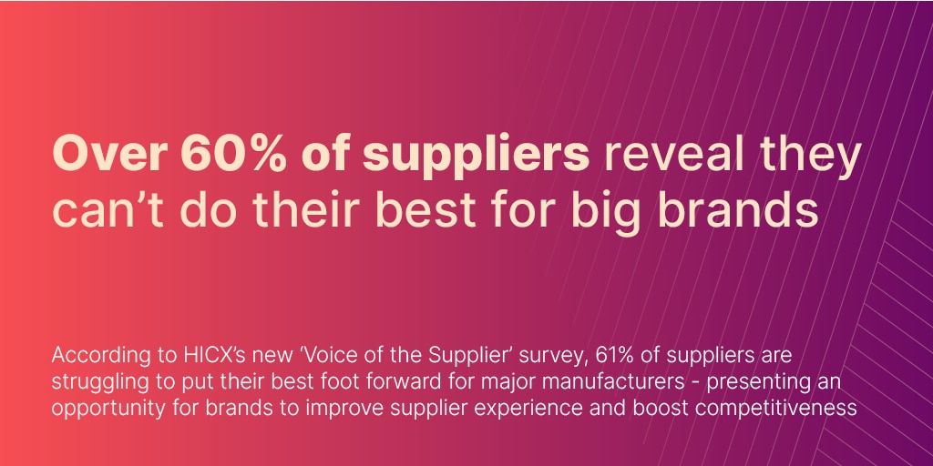 61% Of Suppliers Struggle To Do Their Best For Big Brands